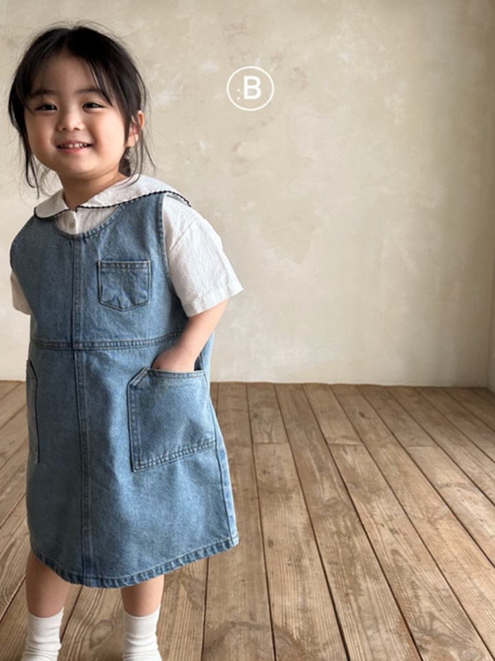 Bebe Elf Denim One-Piece - KKAMI
