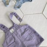 May Short Purple Overalls - KKAMI