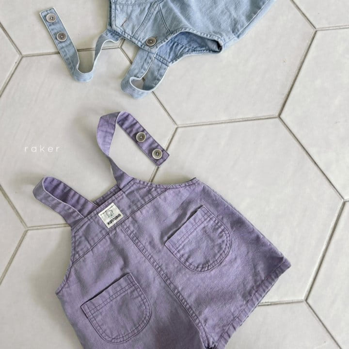 May Short Purple Overalls - KKAMI
