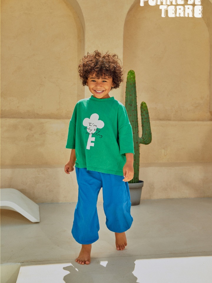 Clover Key Drop Shot Sleeve Tee - KKAMI