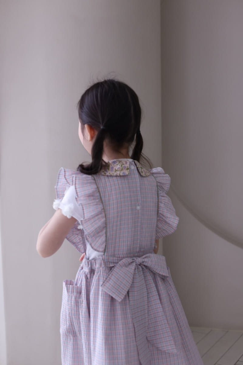 Check Wing One-Piece - KKAMI