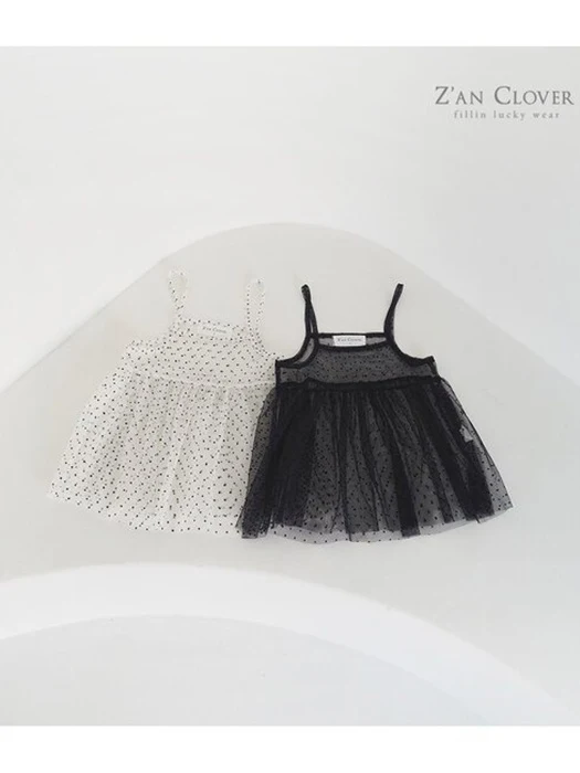 Mesh Dot One-piece - KKAMI