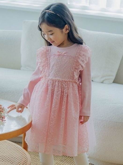 Autumn Embroidery One-piece - KKAMI