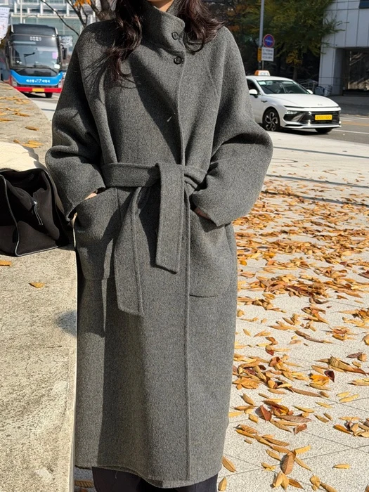 Double Raglan Handmade Coat - KKAMI